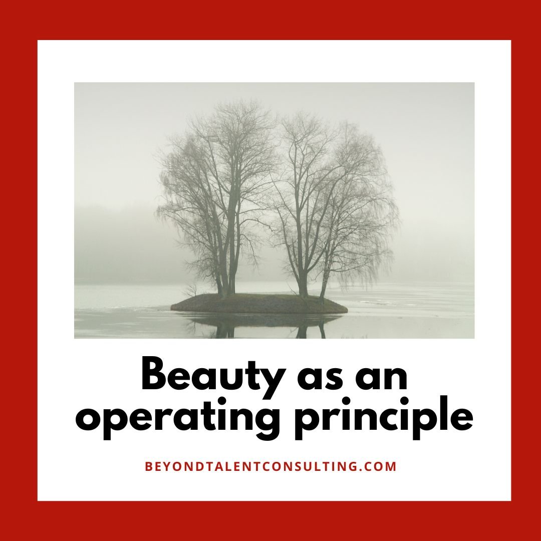 Beauty as an operating principle - Angela Myles Beeching